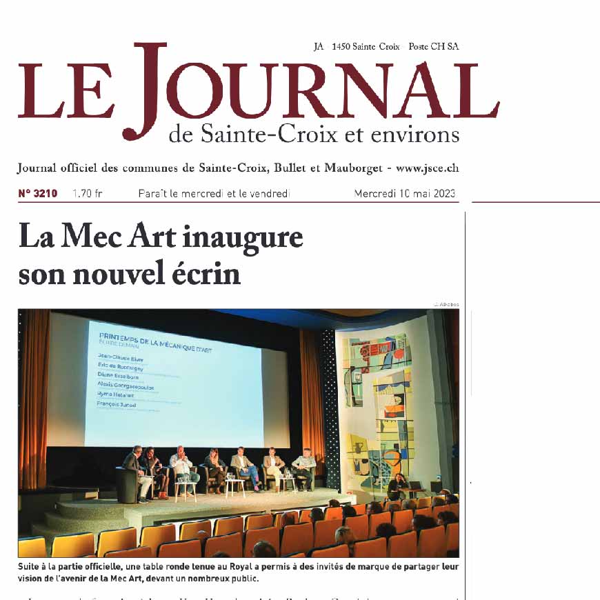 La Mec Art inaugure son nouvel écrin - Formation en Mécanique d'Art, le ...