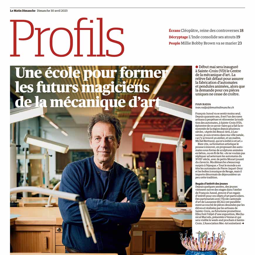 Une école pour former les futurs magiciens de la mécanique d’art ...